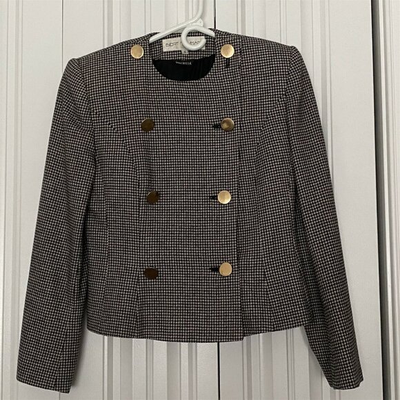 Bert Newman | Jackets & Coats | Vintage Bert Newman Cropped Double ...
